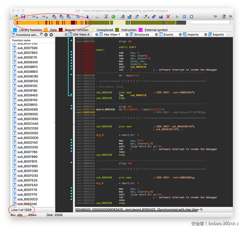 【技术分享】手把手教你如何专业地逆向GO二进制程序-安全KER - 安全资讯平台