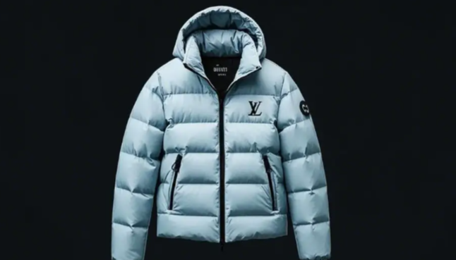 LV羽绒服穿3小时掉色